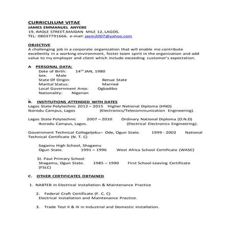 CURRICULUM VITA1.docx james (2) original | DOCX