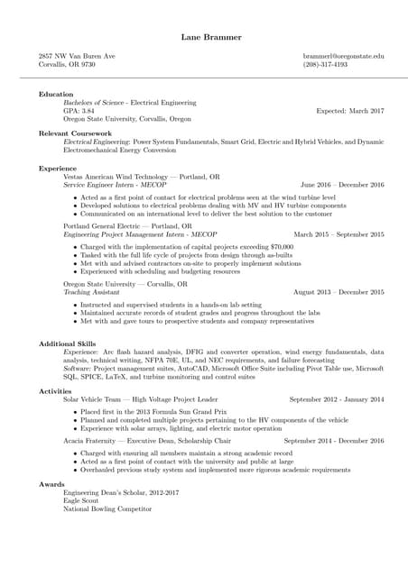 Resume - A. Kaleo Roberts | PDF