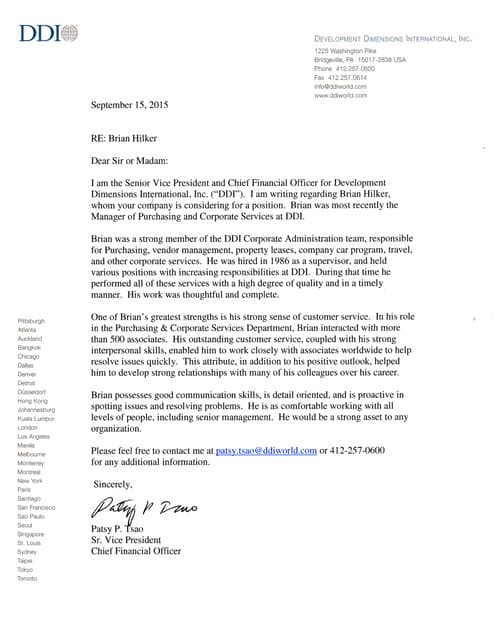 Financial controller recommendation letter | PPT | Resume Writing and ...