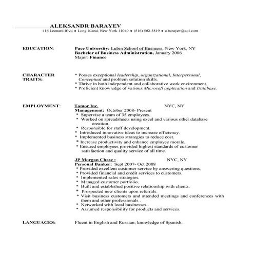 ALEKSANDR BARAYEV | DOC