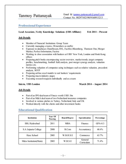 CV - Mope | DOCX | Business Banking & Finance | Business