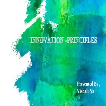 INNOVATION - PRINCIPLES OF INNOVATION .pptx
