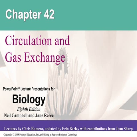 chapter 42. Circulation and Gas Exchange | PPTX