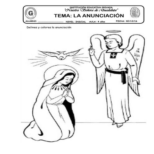 42 tema la anunciación | PDF