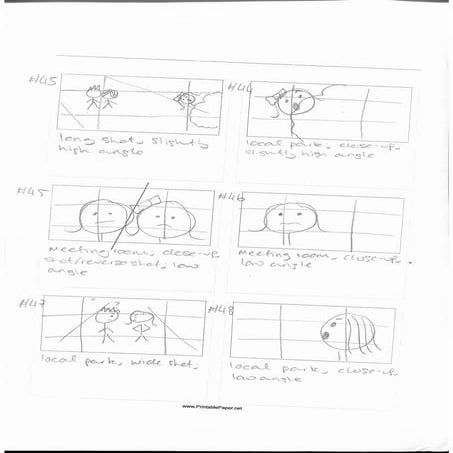 Storyboard - frames 7-12 | PDF