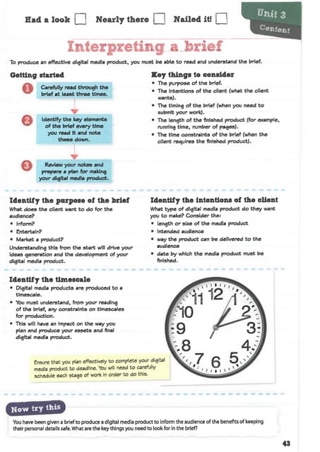 2018 Sample - Unit 3 : Digital Media Skills | PDF | Video Production ...