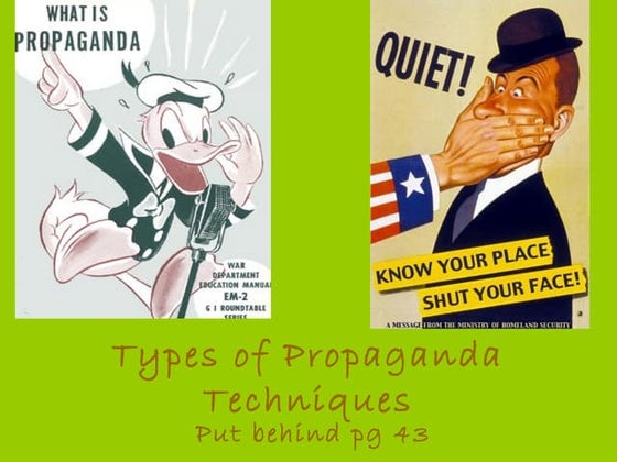 Propaganda techniques in today’s advertising | DOCX | Advertising ...