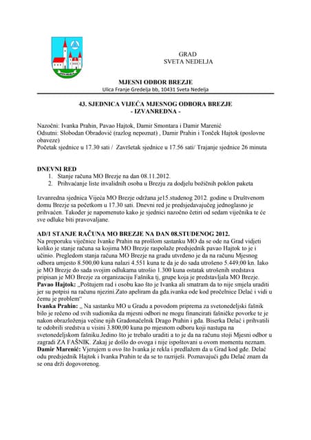 Zapisnik 23 11 | DOC