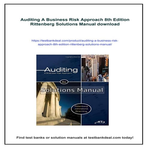 Substantive Procedures - AUDITING STUDY NOTES | PDF