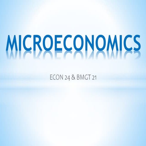 431522795-Microeconomics-Ppt-Chapter-1.pptx | Economy | Business and ...