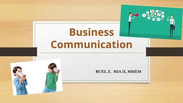Communication and its importance | PPT
