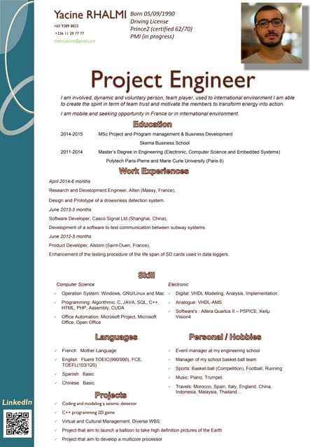 wissem_CV | PDF | Programming Languages | Computing