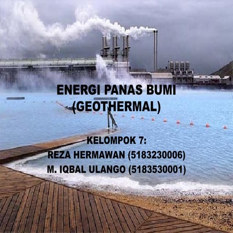 PPT ENERGI PANAS BUMI - ENERGI GEOTHERMAL | PPTX
