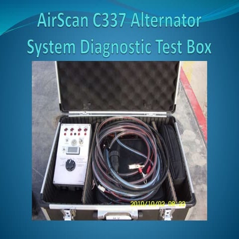 AirScan Alternator T-shooting Test Box | PPTX | Auto Parts | Automotive