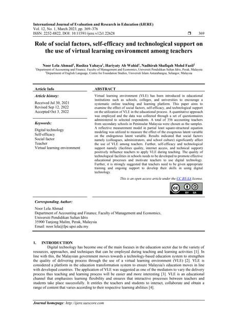 The role of instructional quality on online learning intentions of university students: The ...