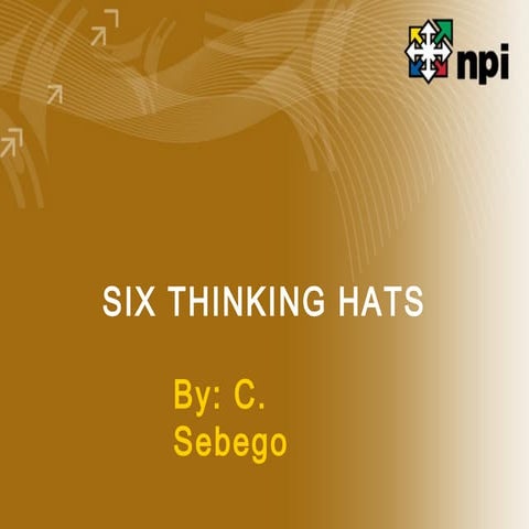 Six thinking hats.PPT