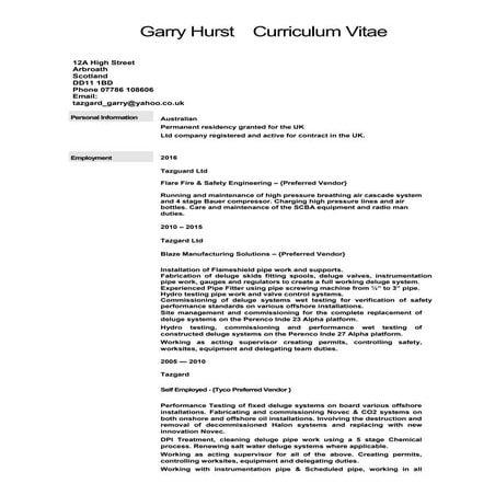 Ray Carroll Offshore c.v. | DOC