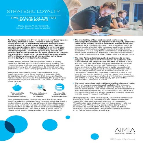 Loyalty Builders Predictive Metrics Dictionary 1.3F