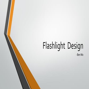 Flashlight Design | PDF