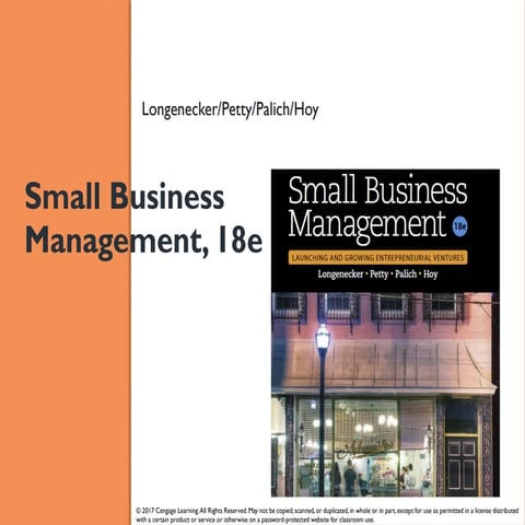 Chapter 1 - Small Business Management - Cengage | PPTX