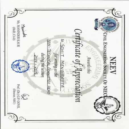 Non-Tech Commitee Head | PDF