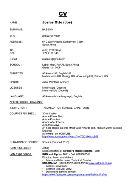 Andrea Buhr_Curriculum Vitae | PDF