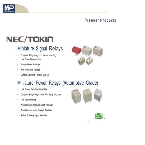 NEC-Tokin relays ... | DOCX