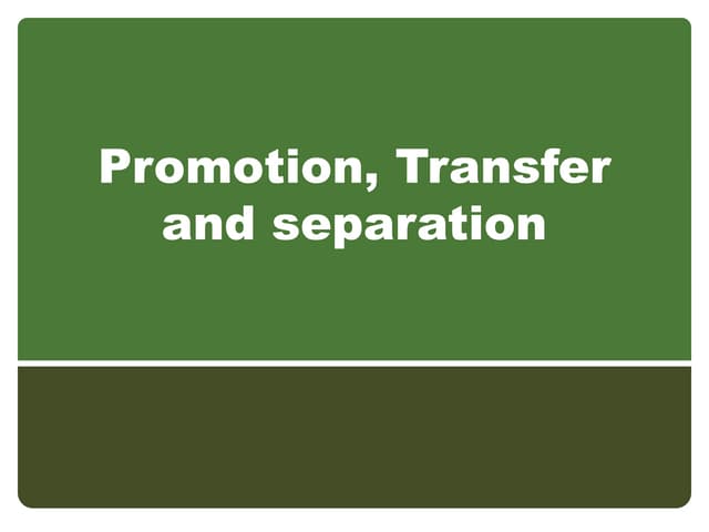 24. movements of employees | PPTX