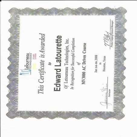 Alstom MV3000 AC Drive certificate | PDF