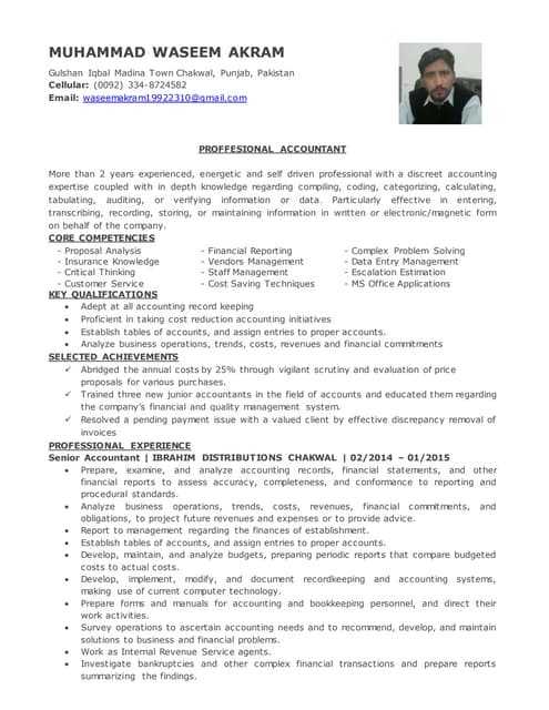 Muhammad Waseem Akram presentations