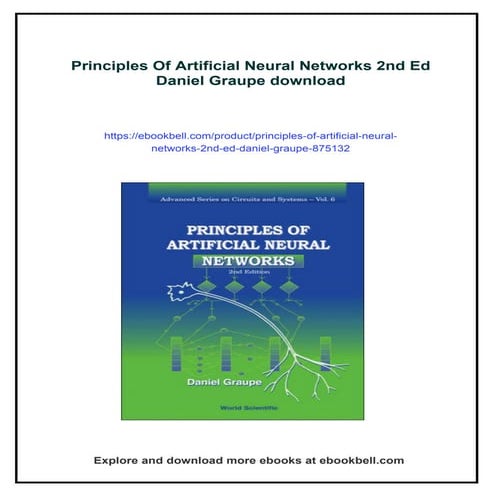 Principles Of Artificial Neural Networks 2nd Ed Daniel Graupe | PDF
