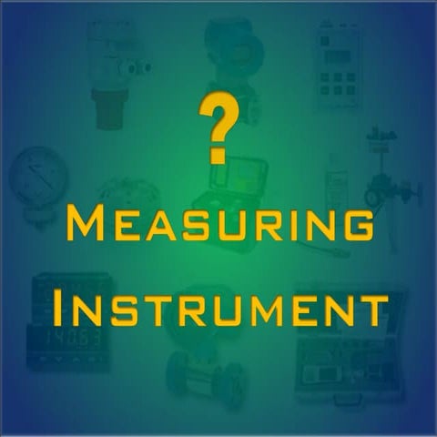 Measuring Instrument | PPT