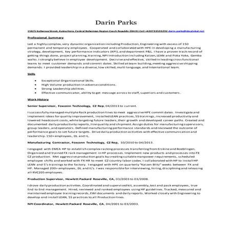 Darin Parks presentations