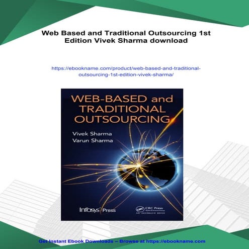 Web Based and Traditional Outsourcing 1st Edition Vivek Sharma | PDF