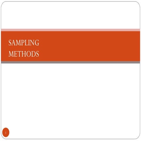 sampling in marketing research and prep. | PPT
