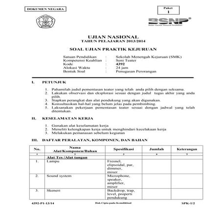 4392 p1-spk-seni teater | PDF