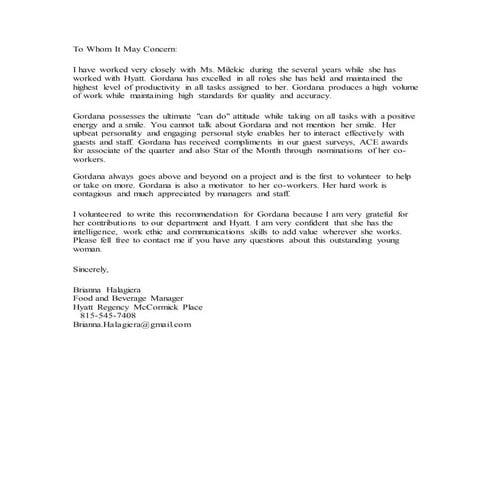 Letter of Reference from CEO - Bespoke Partners | PDF