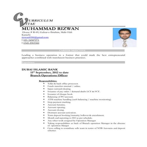 muhammad khurram cv. | DOCX