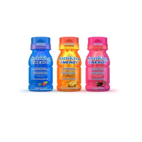 Sunkist Energy Shots in 3 Great Flavors | PDF