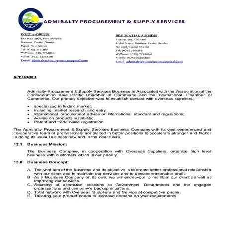 APSS APPENDIX 1 | PDF