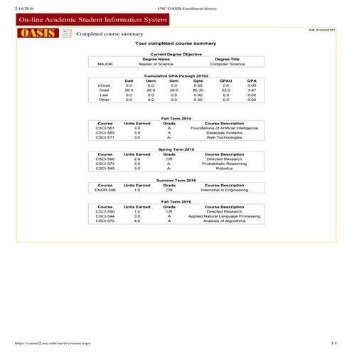 Yuchao Zhou_Transcript | PDF