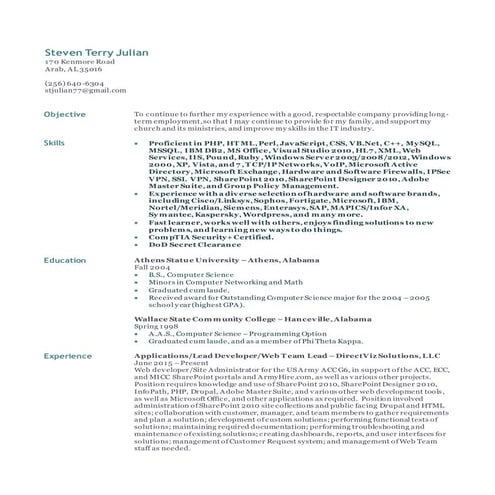 Steven Terry Julian | DOCX