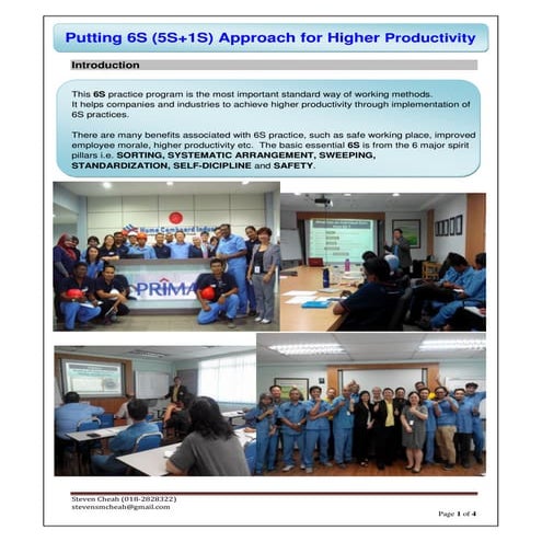 6S Methodology Methodology presentation | PPTX