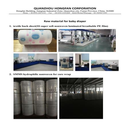 raw material for baby diaper | PDF