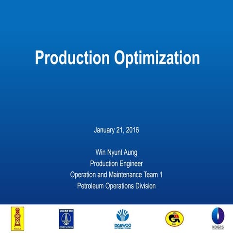Production Optimization | PDF