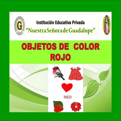 43 objetos de color rojo | PPTX
