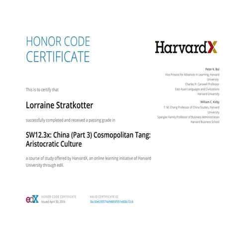 Certificate - Part 3 | PDF