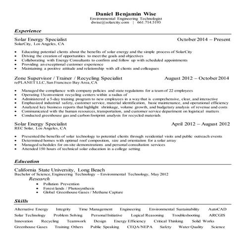 DBWise_Resume | PDF