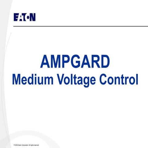 Presentación Ampgard Motor Control Center Medium Voltage | PPT