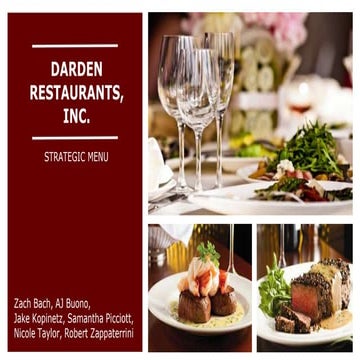 Darden Resturants Policy Final Presentation | PPTX